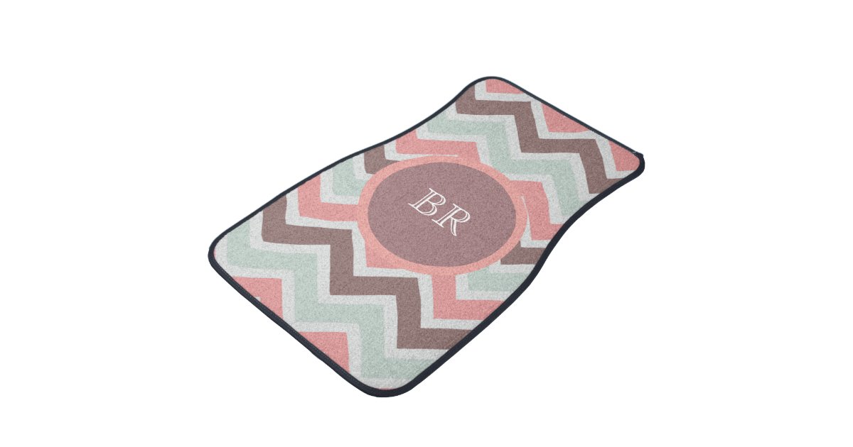 Designer Monogram Car Mats Set | Zazzle
