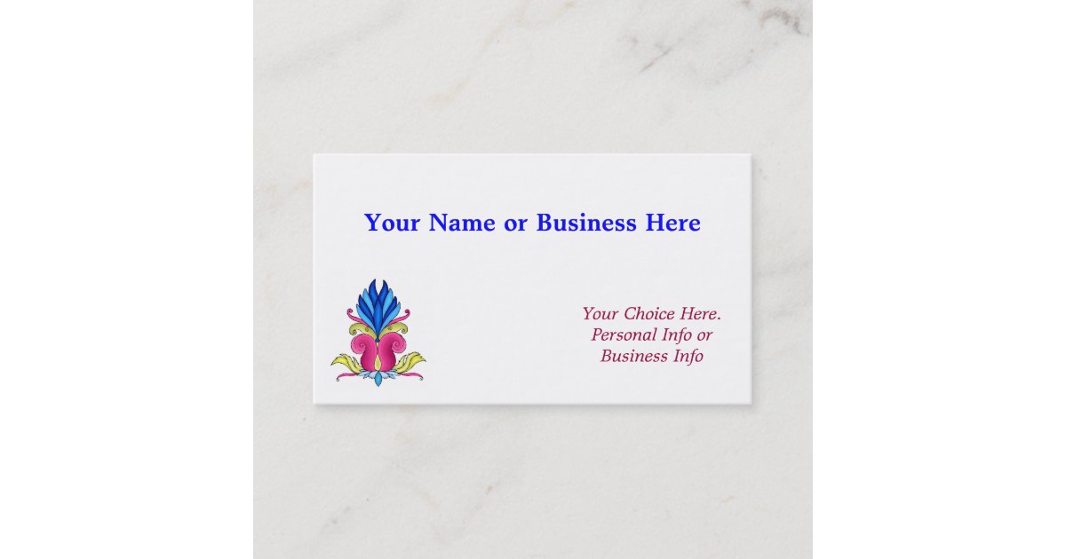 Designer Profile Card | Zazzle