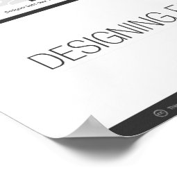 Designing for User Experience Poster | Zazzle