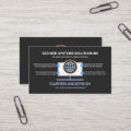 Desktop Computer Placard Web SEO Technology Business Card | Zazzle