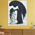 Despair Gothic Angel Sad Canvas Print | Zazzle