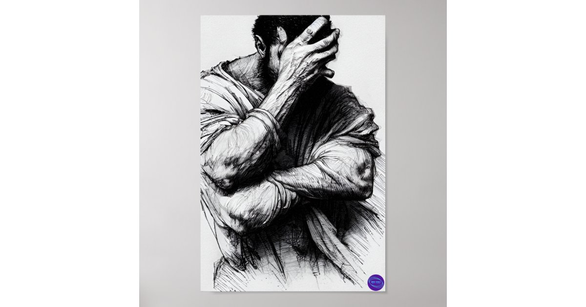 DESPAIR MAN POSTER | Zazzle
