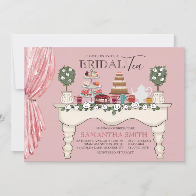 Dessert Table Invitation | Zazzle