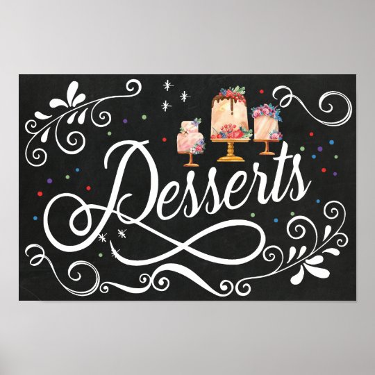 Desserts Sign | Zazzle.com