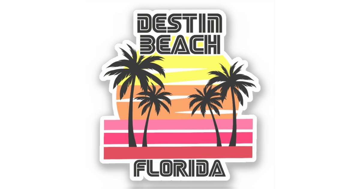 Destin Beach,Florida Sticker | Zazzle