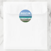 Destin Florida Beach Photography Seaside Classic Round Sticker | Zazzle