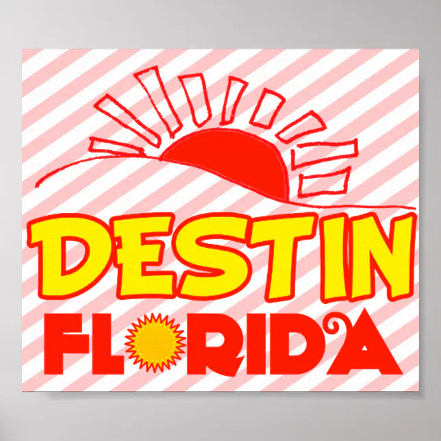 Destin, Florida Poster | Zazzle