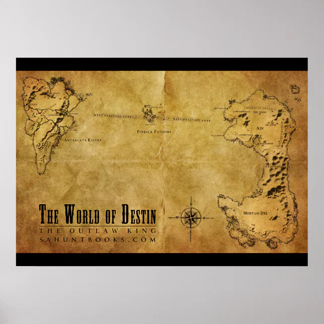 Destin Map Poster | Zazzle