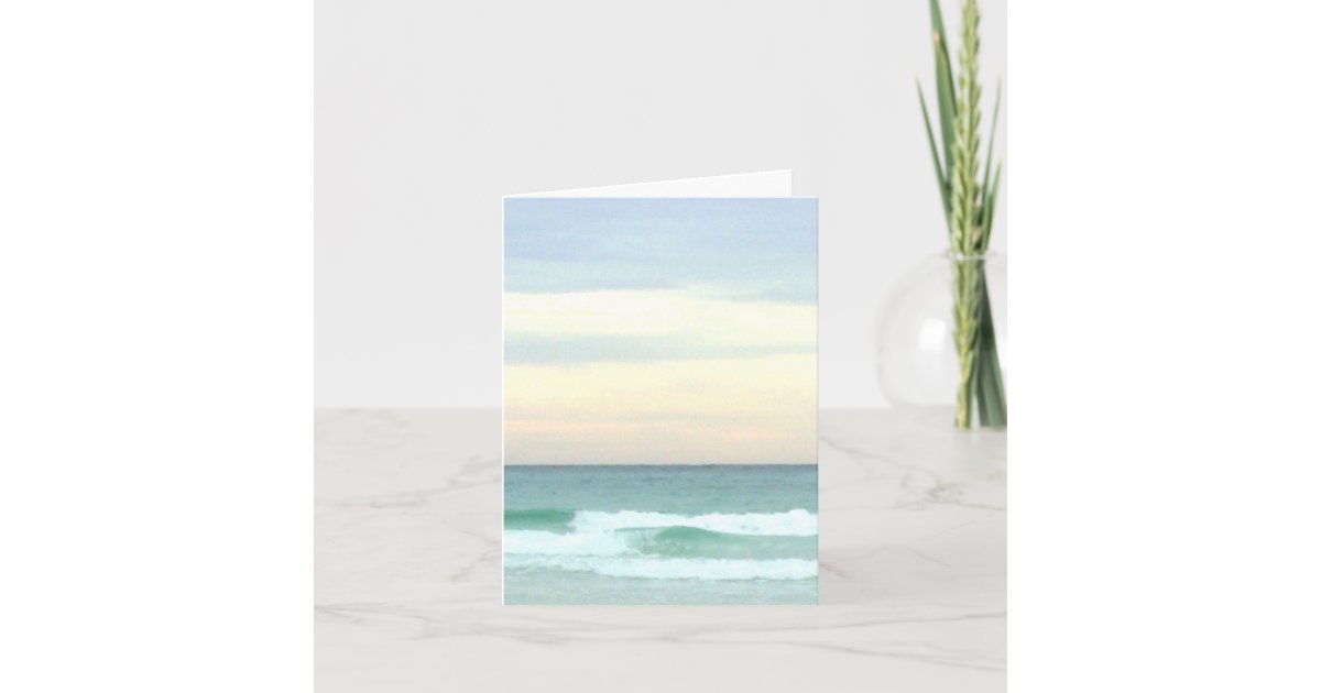 Destin Ocean Stationary Note Card | Zazzle