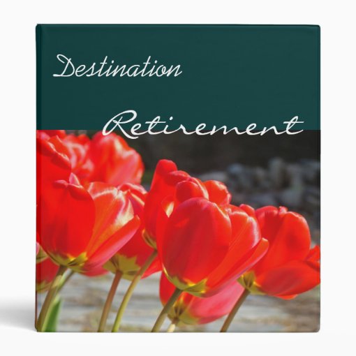 Destination Retirement binder Retiring Planner | Zazzle
