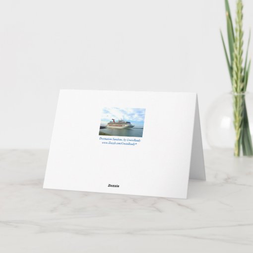 Destination Sunshine Custom Bon Voyage Holiday Card | Zazzle