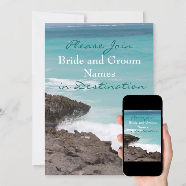 Destination Wedding Invitation | Zazzle