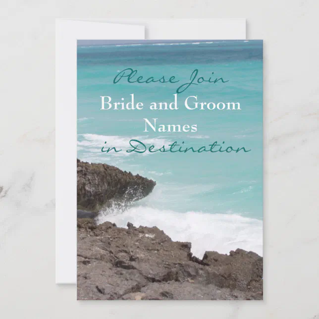 Destination Wedding Invitation | Zazzle