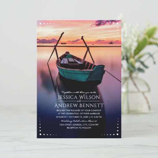 Destination wedding invitations Your Resort Image | Zazzle