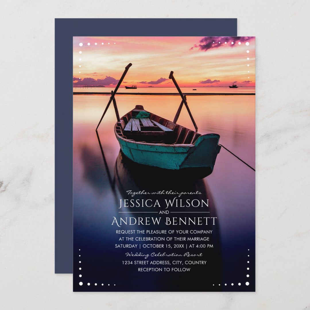 Destination wedding invitations Your Resort Image | Zazzle