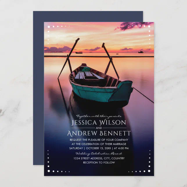 Destination wedding invitations Your Resort Image | Zazzle