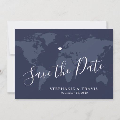 Destination Wedding Photo Save The Date | Zazzle