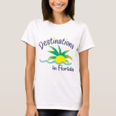 Destinations in Florida Print Logo Merchandise T-Shirt | Zazzle