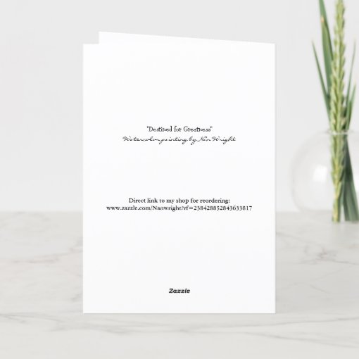 Destined for Greatness Card | Zazzle