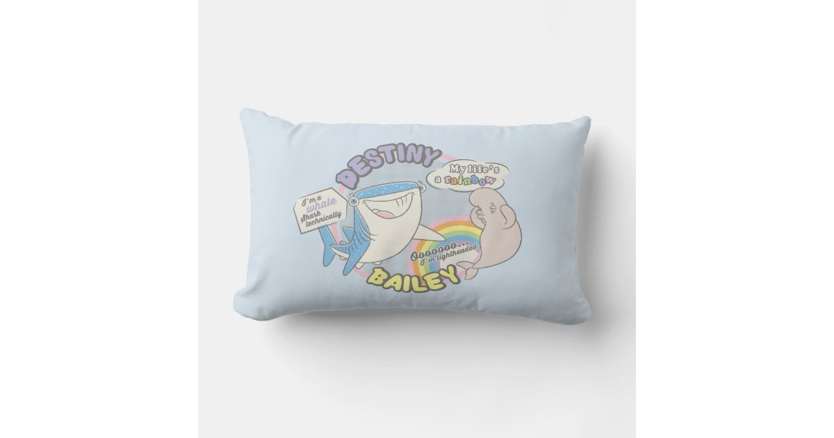 Destiny & Bailey Comic Graphic Lumbar Pillow | Zazzle
