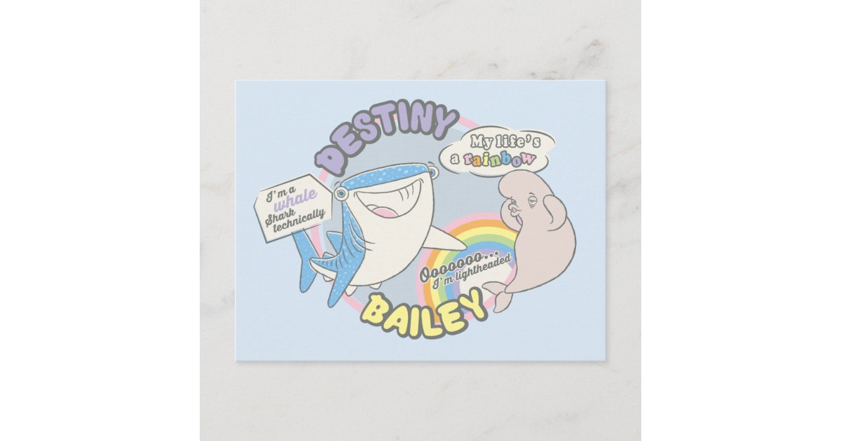 Destiny & Bailey Comic Graphic Postcard | Zazzle