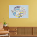Destiny & Bailey Comic Graphic Poster | Zazzle