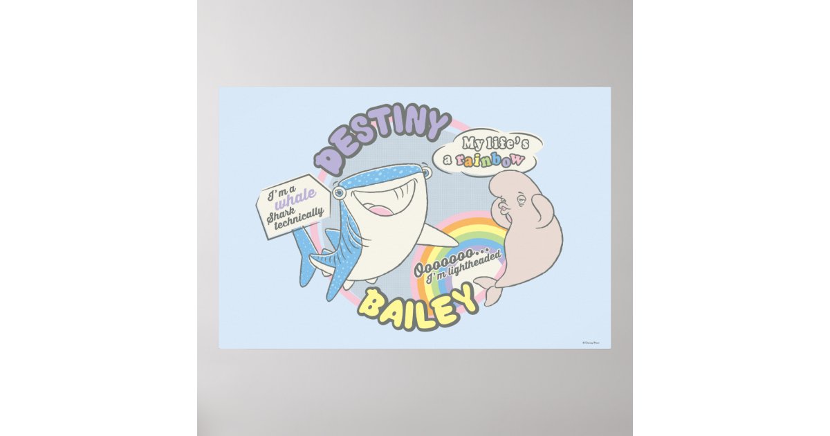 Destiny & Bailey Comic Graphic Poster | Zazzle