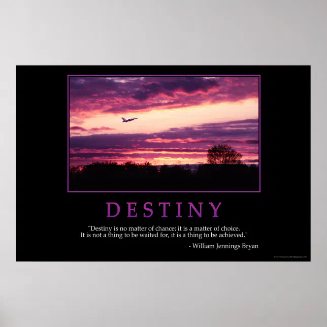Destiny Poster | Zazzle