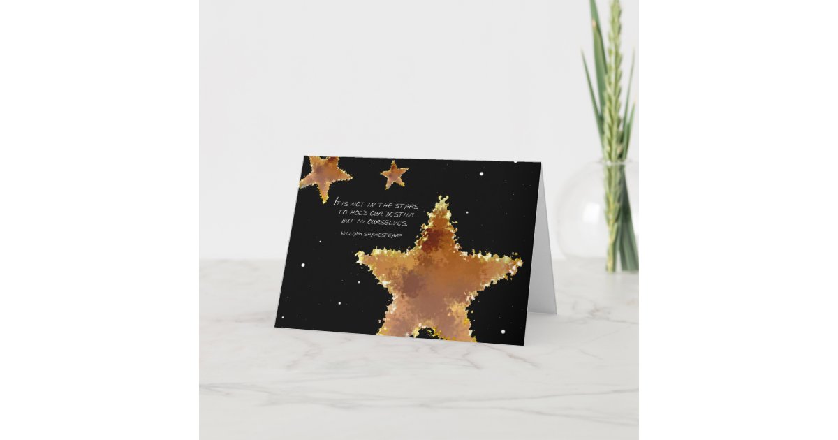 Destiny Stars Greeting Card | Zazzle