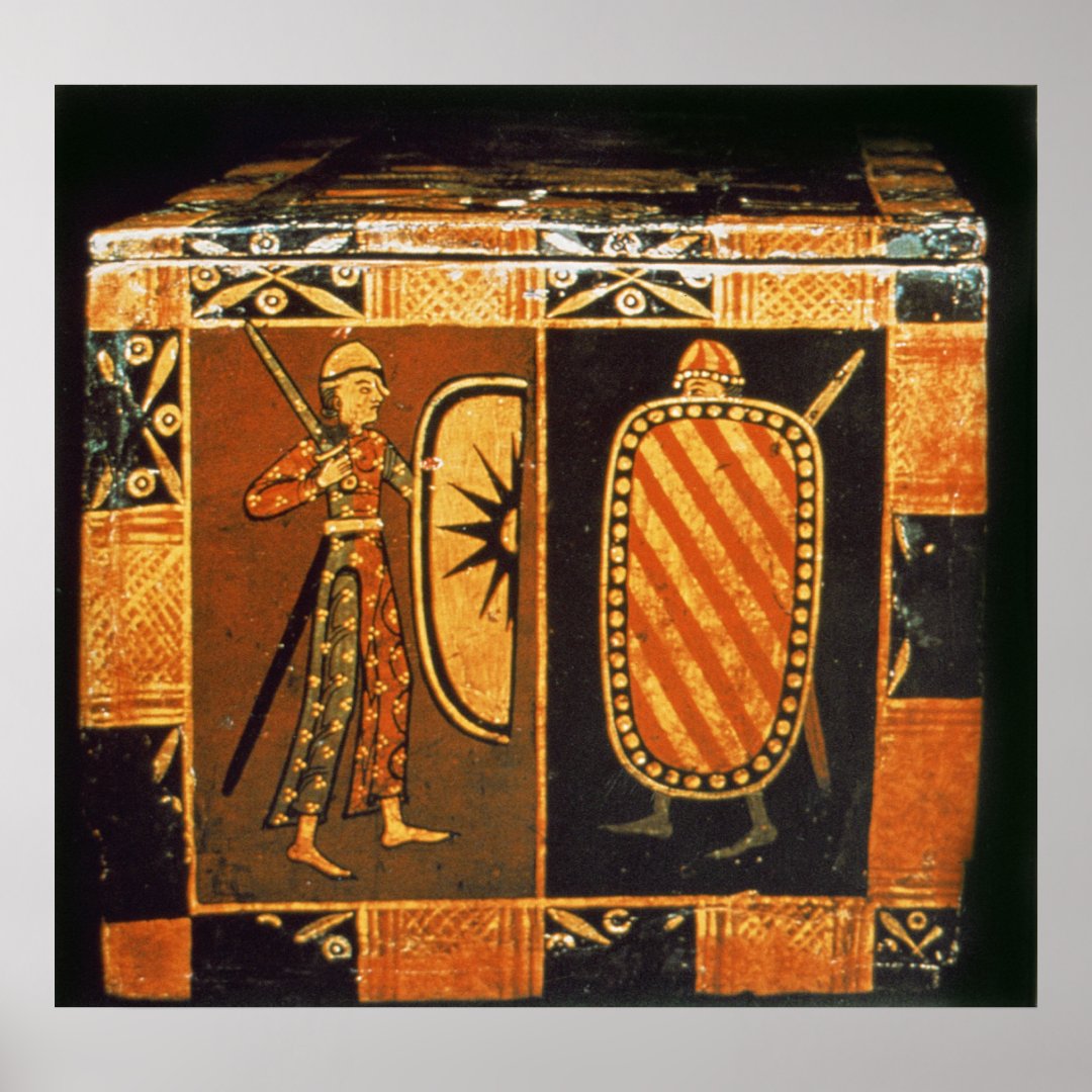 Detail from a wedding chest poster | Zazzle