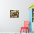 Detail of a map of Jericho Poster | Zazzle