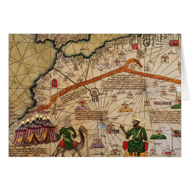 Detail of Copy of a Catalan Map of Europe | Zazzle