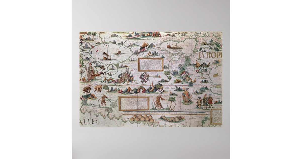 Detail of Siberia Poster | Zazzle