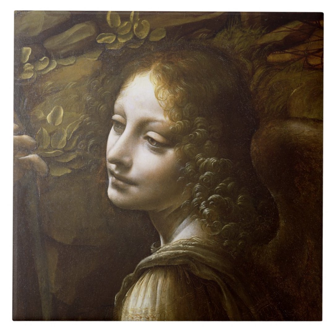 Detail of the Angel Ceramic Tile | Zazzle