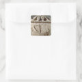 Detail of the Ship Sarcophagus, from Sidon Square Sticker | Zazzle