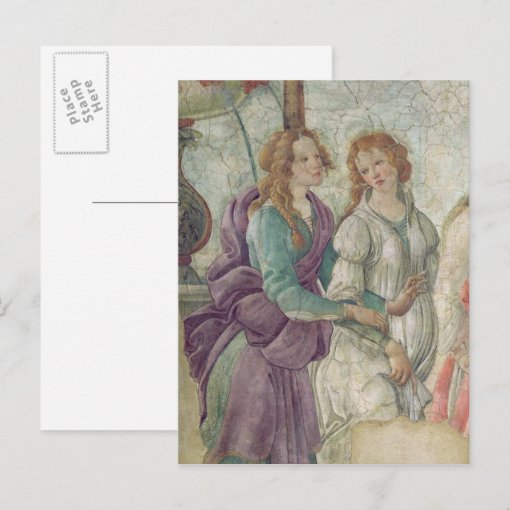 Detail of Venus and the Graces Postcard | Zazzle