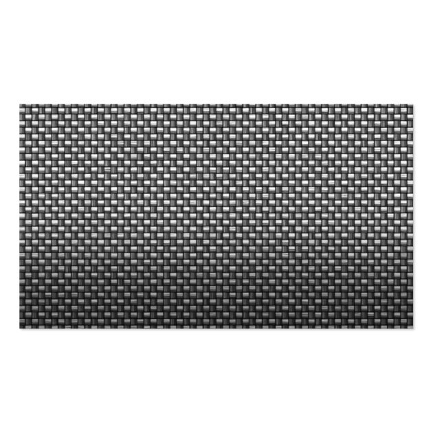 Detailed Carbon Fiber Textured Business Card Template