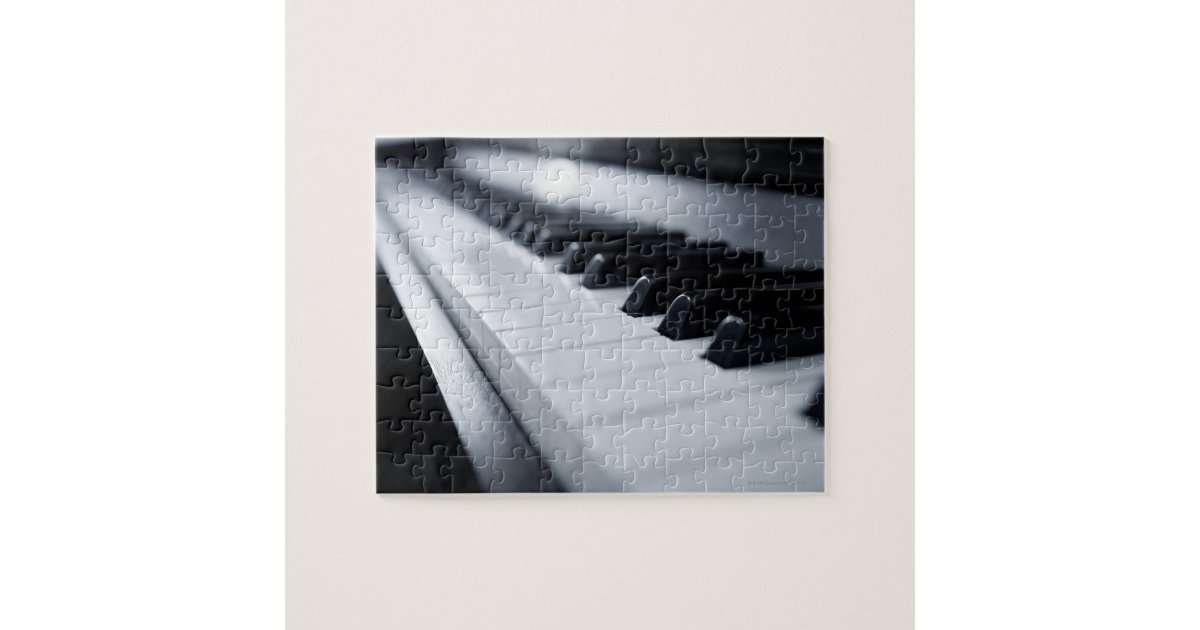 Detailed Piano Keys Jigsaw Puzzle | Zazzle