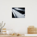 Detailed Piano Keys Poster | Zazzle