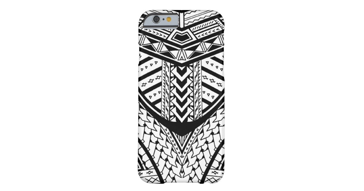 Detailed Samoan tribal tattoo pattern Case-Mate iPhone Case | Zazzle