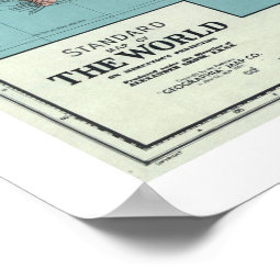 Detailed WWII World Map 1942 Poster | Zazzle