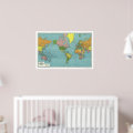 Detailed WWII World Map 1942 Poster | Zazzle