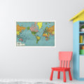 Detailed WWII World Map 1942 Poster | Zazzle