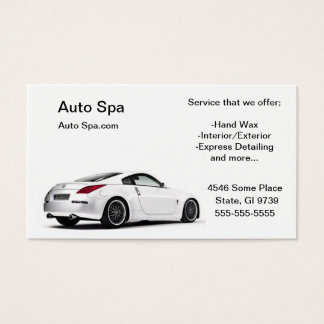 Modern Car Garage Business Cards