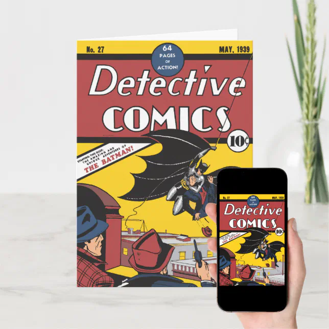 Detective Comics #27 Card | Zazzle