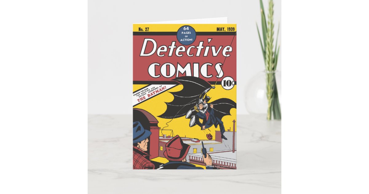 Detective Comics #27 Card | Zazzle