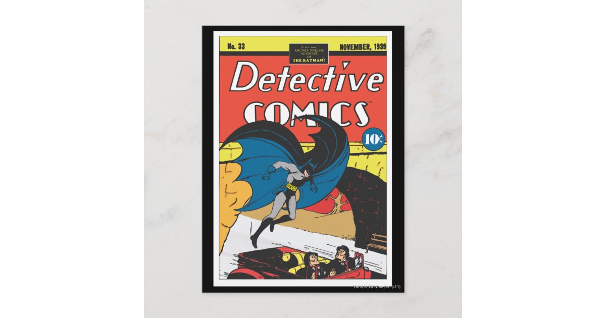 Detective Comics #33 Postcard | Zazzle