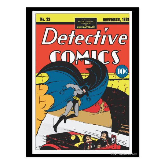 Detective Comics #33 Postcard | Zazzle.com