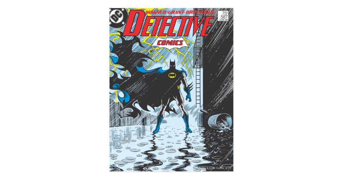 Detective Comics #587 Postcard | Zazzle.com