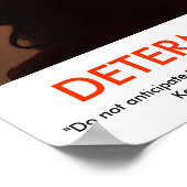 DETERMINATION motivational poster | Zazzle